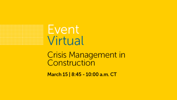 Crisis Management in Construction - Holmes Murphy