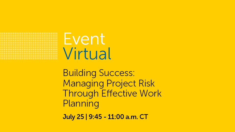 Building Success: Managing Project Risk Through Effective Work Planning ...