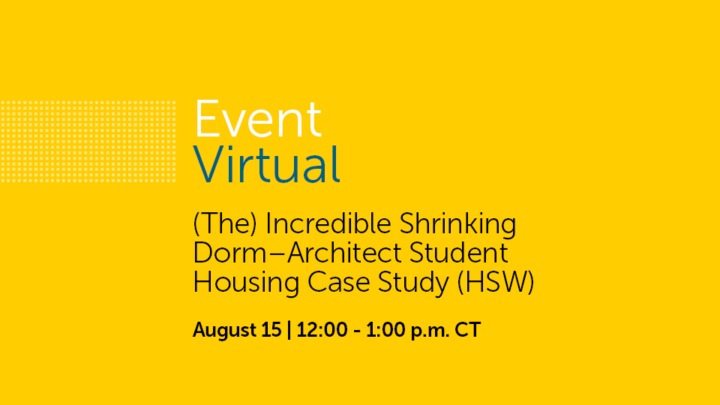 The Incredible Shrinking Dorm-Architect Student Housing Case Study (HSW ...